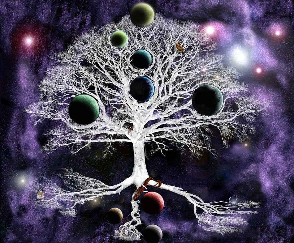 Yggdrasil and the Nine Realms: A Map of Norse Mythology – TheWarriorLodge